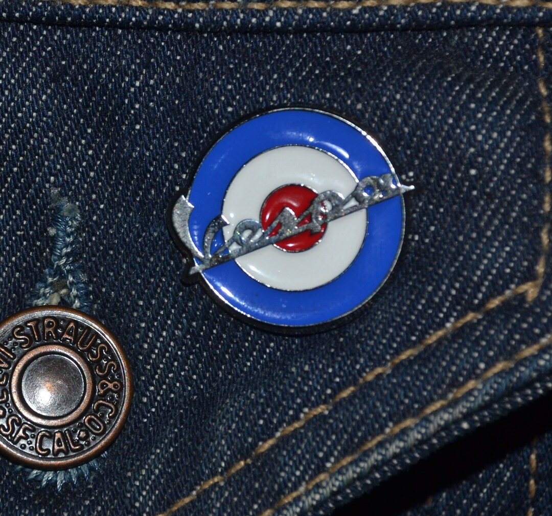 Vespa Target /roundel Pin RAF Colors max.dim 26 Mm Enamel Metal Lapel ...