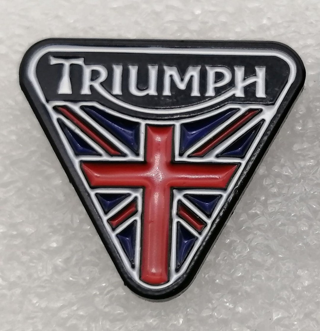 Triumph Motorcycle Triangle Pin (max.dim 25 Mm) Vintage Deadstock ...
