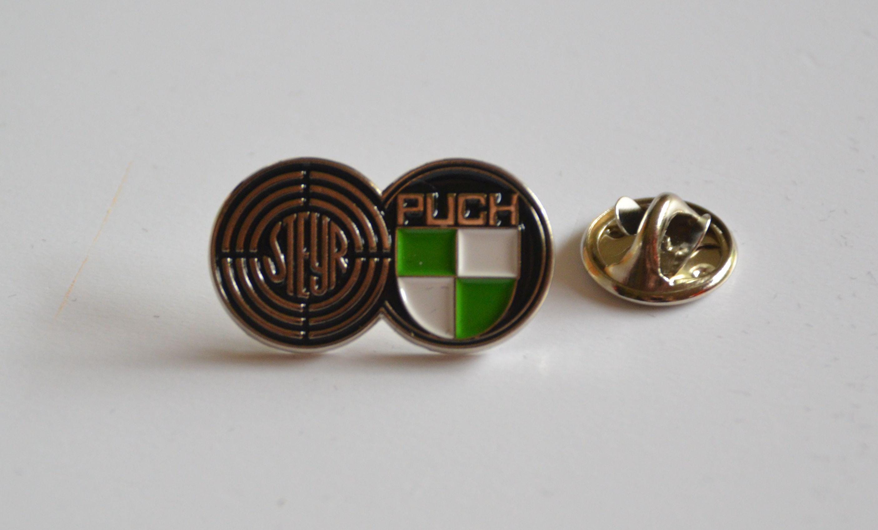 Steyr - Puch Logo Pin Classic Design Vintage (max.dim 25 Mm) - Enamel ...