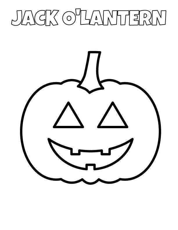 Jack O'lantern Halloween Cut and Paste Craft Coloring Worksheets for ...