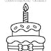 Birthday Cake Cut and Paste Paper Craft Worksheets for Kids | Printable ...