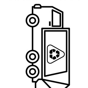 Garbage Truck Cut and Paste Craft Worksheets for Kids | Printable US ...