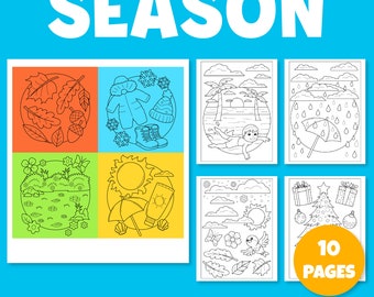 Coloring Pages for Kids Kawaii Doodle Cartoon Characters Coloring Pack ...