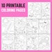 Coloring Pages for Kids Weather and Seasons Pack 3 | Printable Pdf US ...