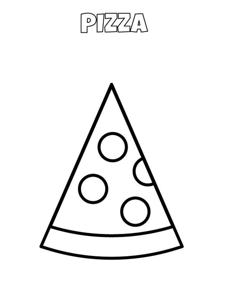 Pizza Cut and Paste Paper Craft Worksheets for Kids | Printable US ...