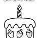 Strawberry Birthday Cake Craft | Cut and Paste Activity (printable) - Etsy