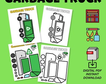 Birthday Cake Cut and Paste Paper Craft Worksheets for Kids | Printable ...