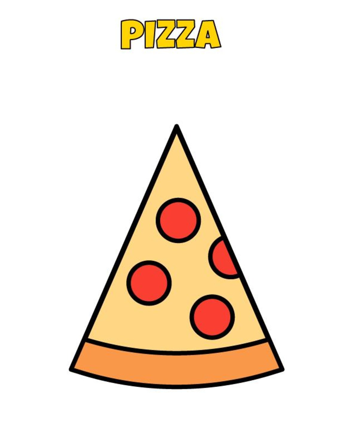 Pizza Cut and Paste Paper Craft Worksheets for Kids | Printable US ...