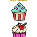 Cupcake Cut and Paste Craft Coloring Worksheets for Kids | Printable US ...