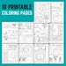 Shelves Coloring Pages Pack 1 | Pdf Sheet Printable US Letter - Etsy