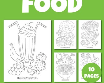 Taco Coloring Pages for Kids Pack 3 - Etsy
