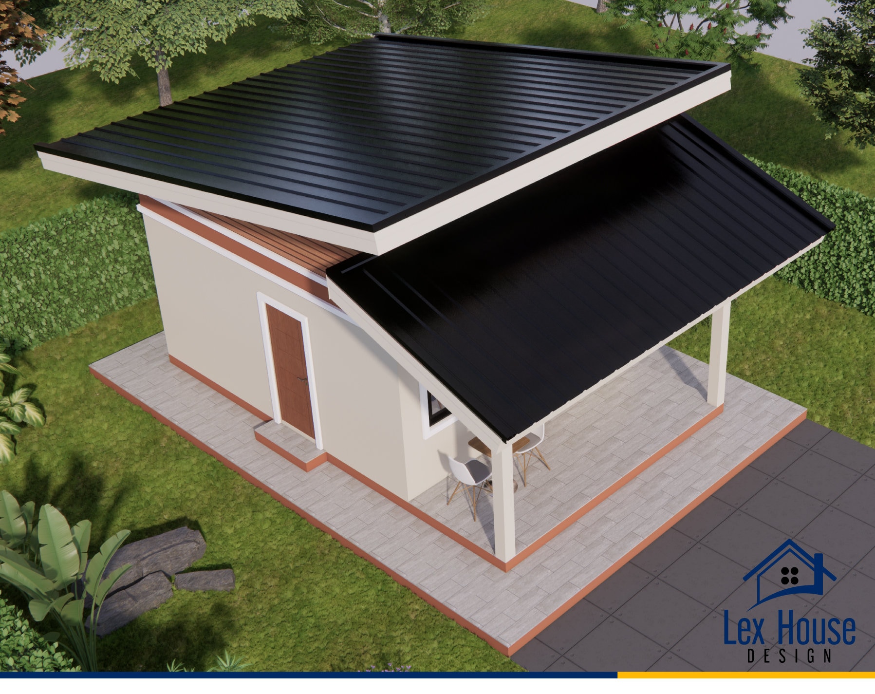 Small House Plan, Modern House Plan, Tiny House Floorplan, Modern Tiny ...