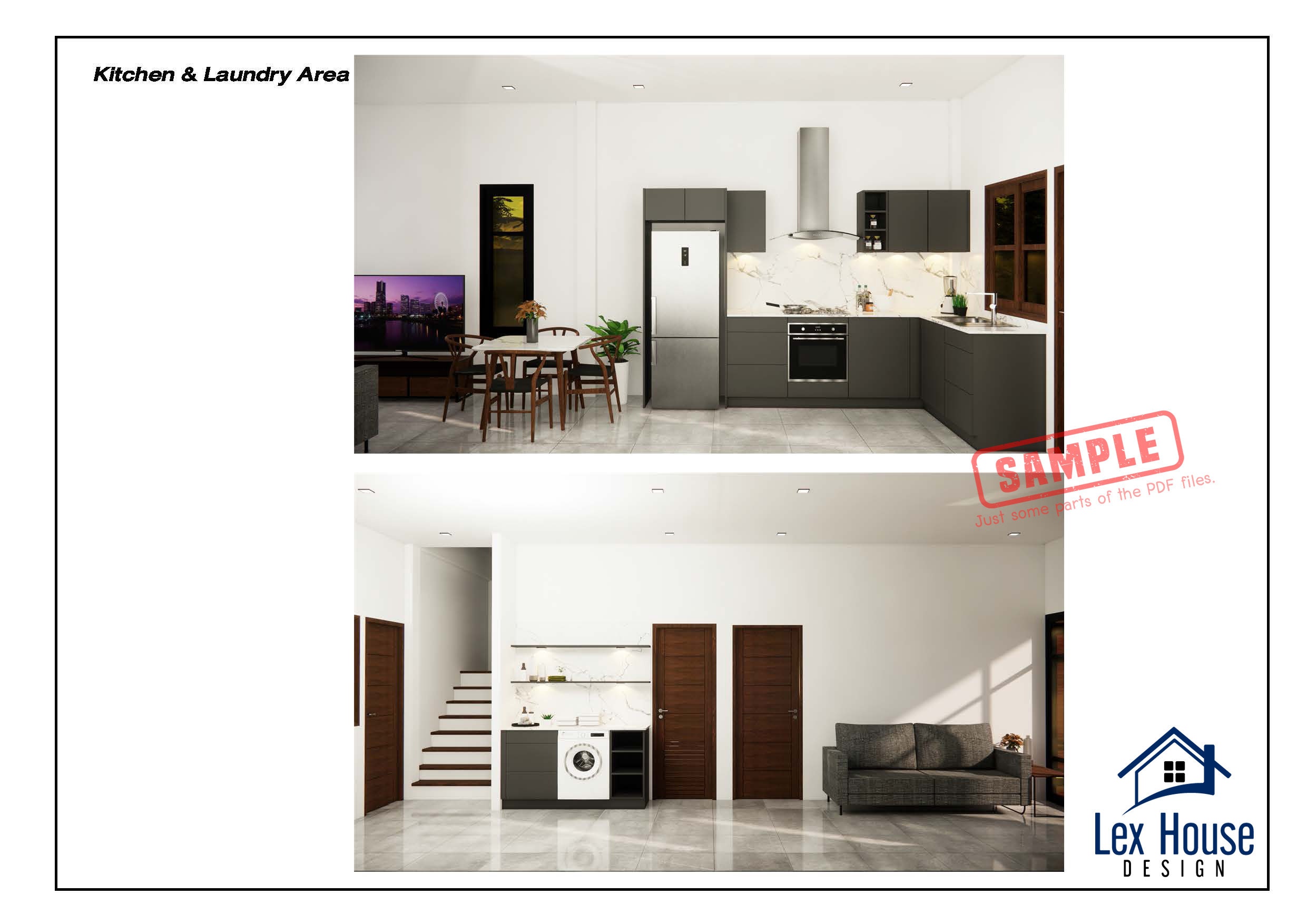 Small Modern House Plan Small House Plan Design 1 Bedroom - Etsy Canada