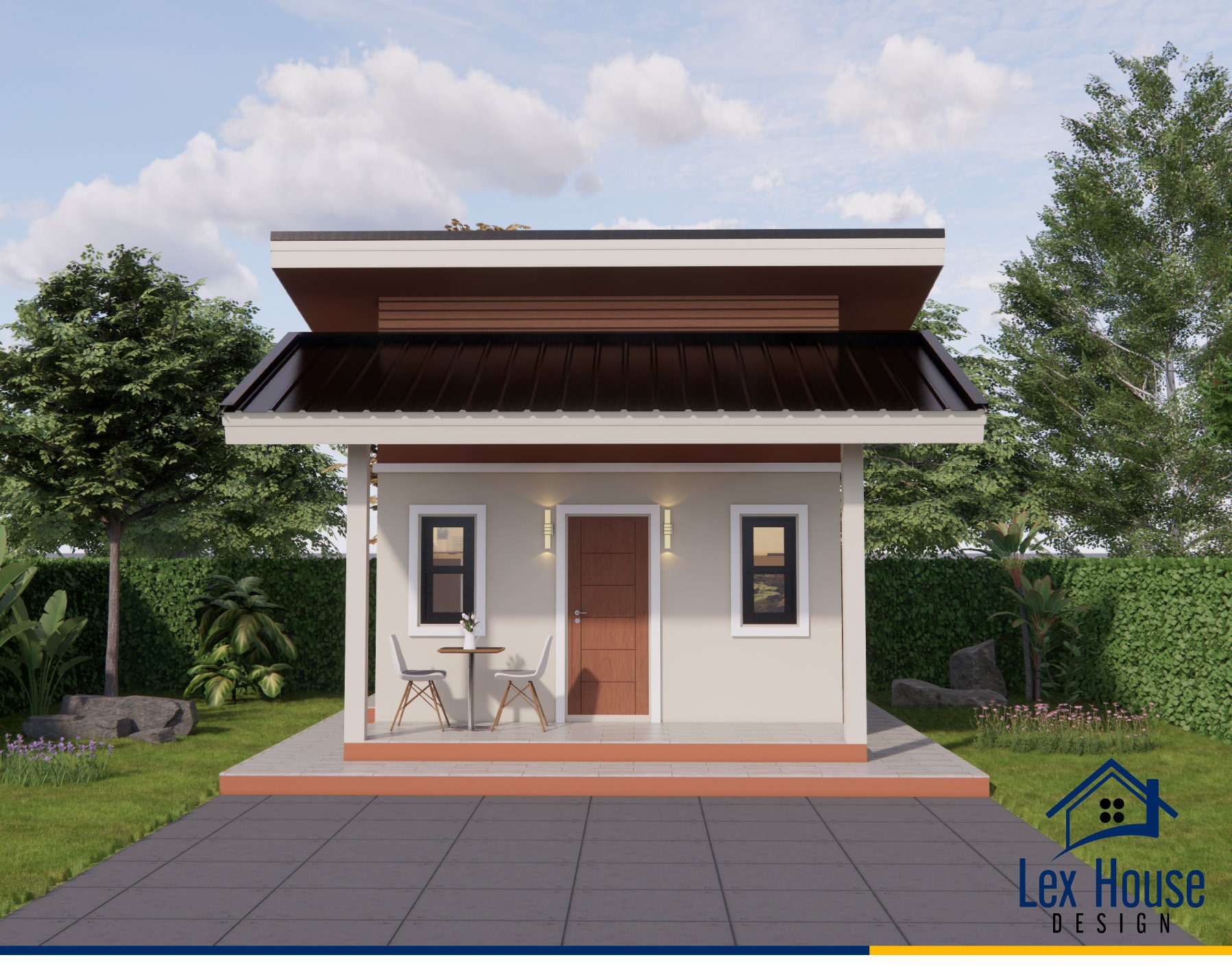Small House Plan, Modern House Plan, Tiny House Floorplan, Modern Tiny ...
