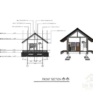 Small Modern House Plan, Modern House Plan, Tiny House Floorplan ...