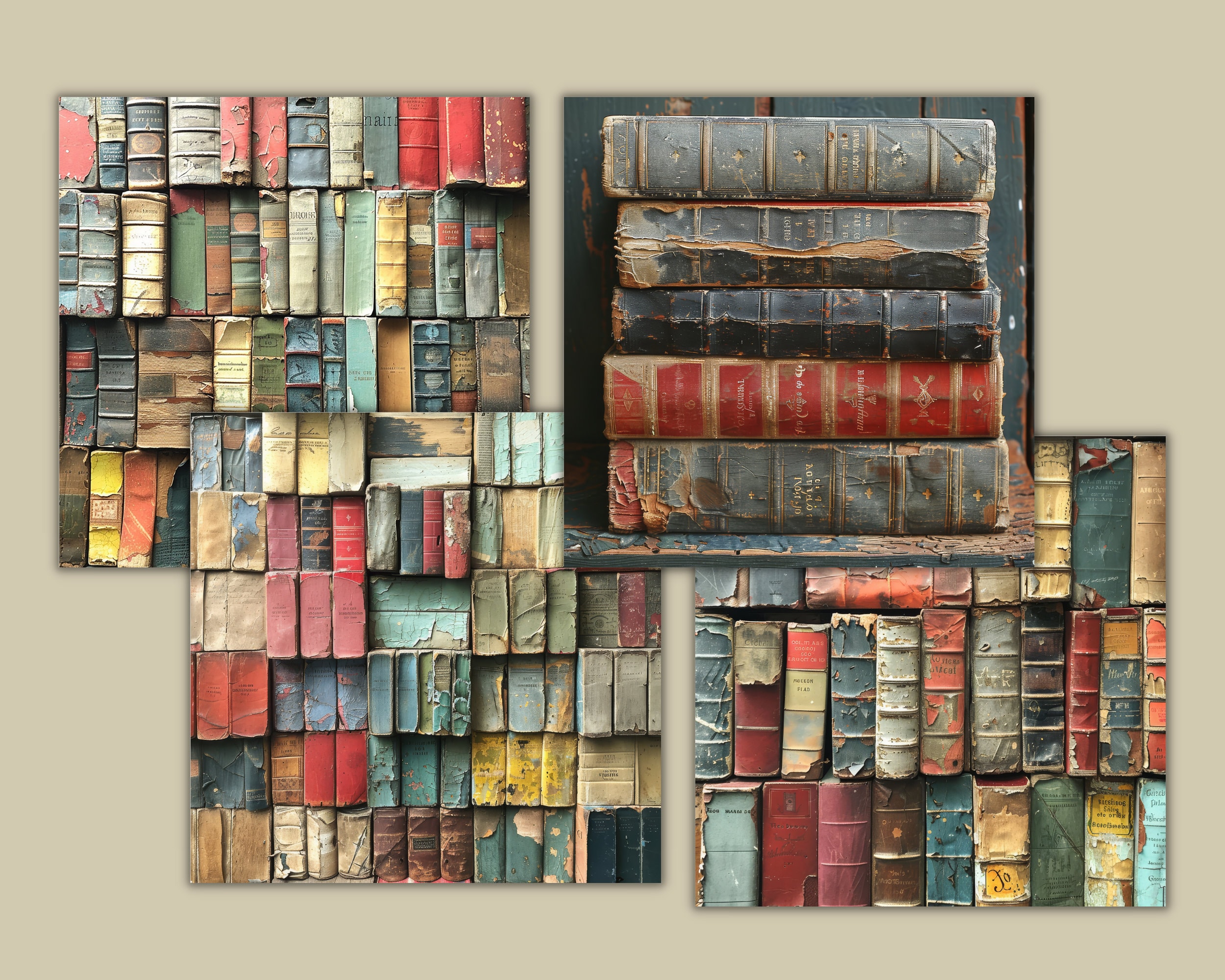 Old Paper Journal Printable, Vintage Scrapbooking Paper, Vintage ...