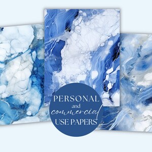 Blue Marble Digital Paper: Seamless Textures (digital Download) - Etsy