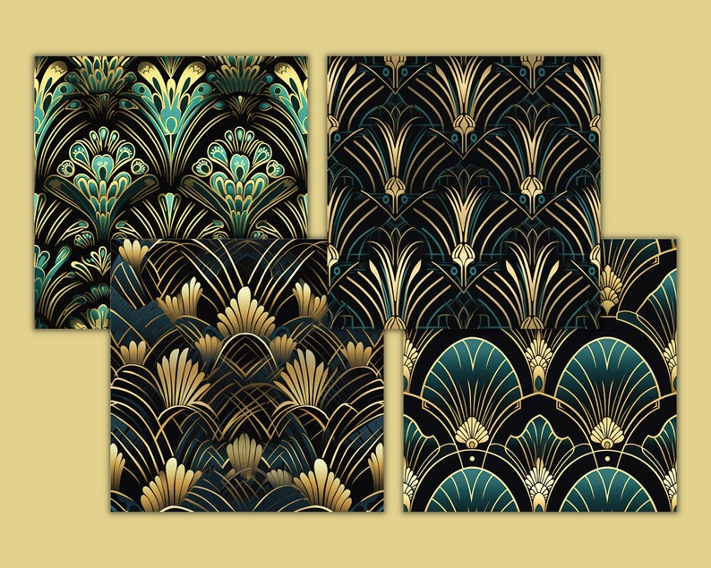 Great Gatsby, Designs, Digital Downloads, Gatsby 1920 Style Digital ...