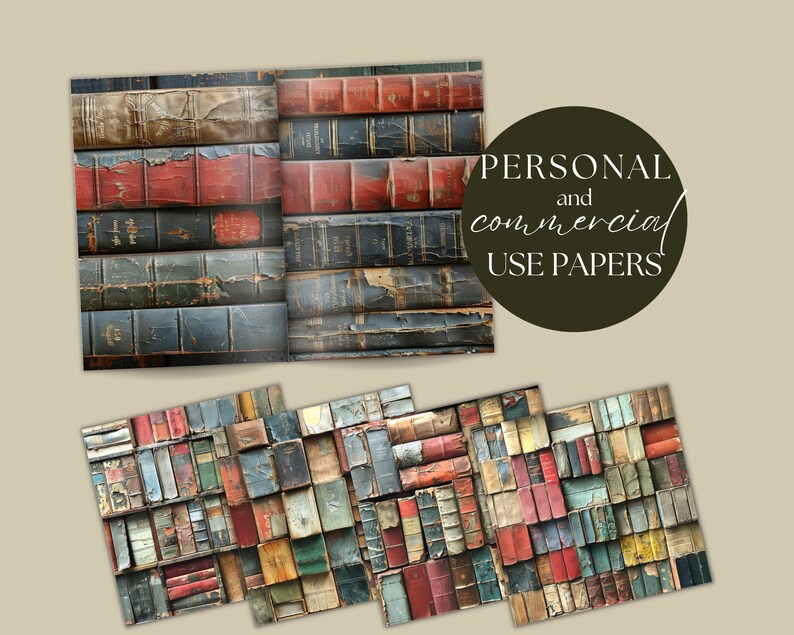 Old Paper Journal Printable, Vintage Scrapbooking Paper, Vintage ...