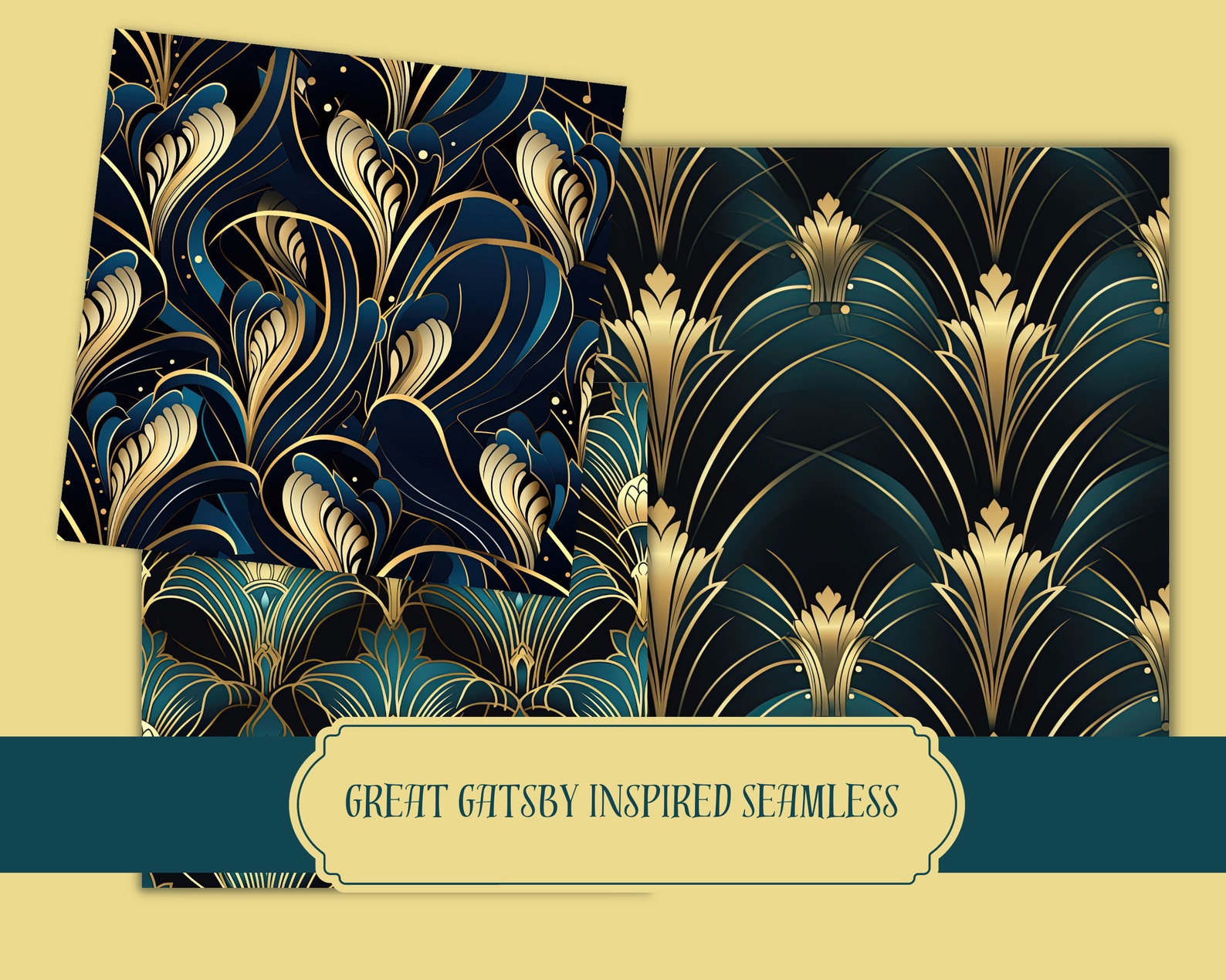 Great Gatsby, Designs, Digital Downloads, Gatsby 1920 Style Digital ...