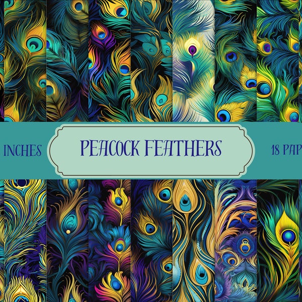 Peacock Papers - Etsy