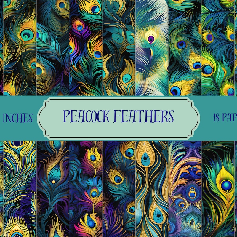 Peacock Papers - Etsy