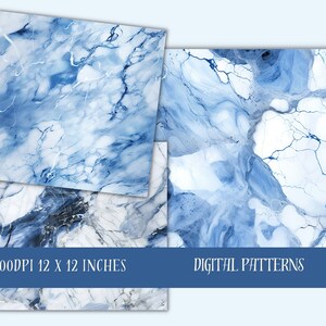 Blue Marble Digital Paper: Seamless Textures (digital Download) - Etsy