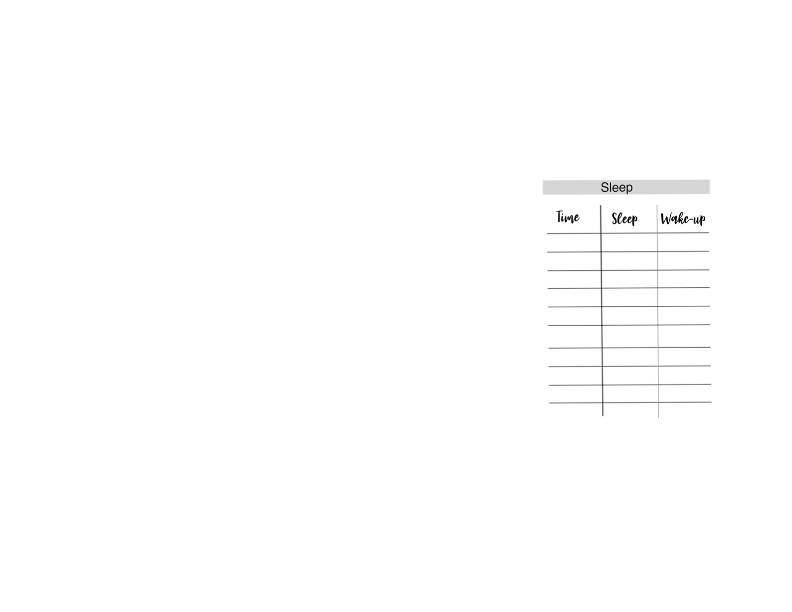 Newborn Tracker and Infant Log - A Printable Copy to Record Infant ...