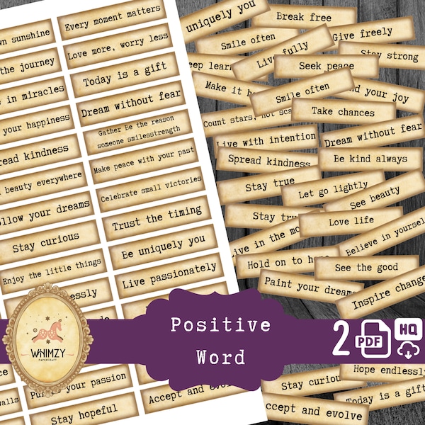 Happy Words - Etsy