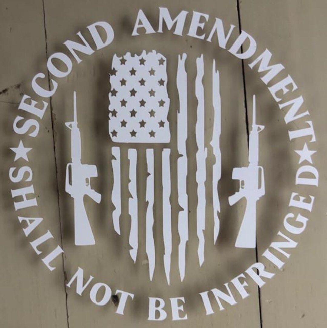 Second Amendment Vinyl Decal - Etsy
