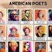 Authors Poster Collage Set of 6,famous English Author Posters, Writer ...