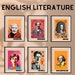 Authors Poster Collage Set of 6,famous English Author Posters, Writer ...