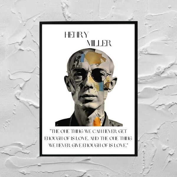 Henry Miller Quote - Etsy