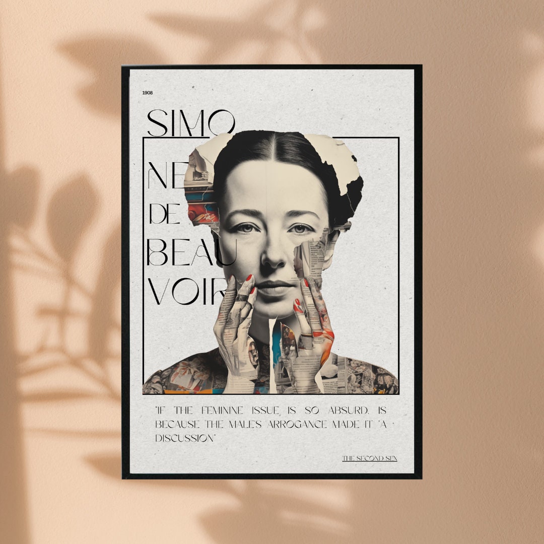 Famous Female Authors Poster Collage Set, Feminist Quote Printable ...