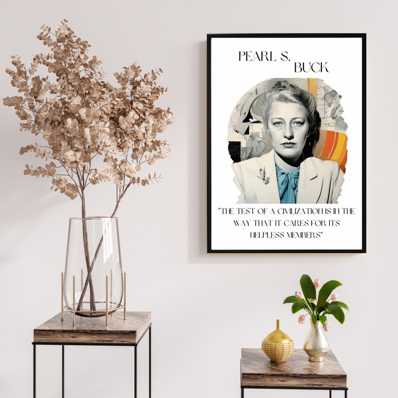 Pearl S. Buck Quote Poster I Digital Product Printable Art - Etsy