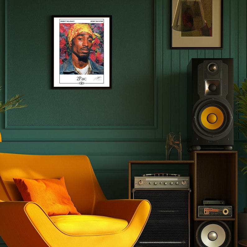 Hiphop Music Rappers Poster Collage Set of 18, Hip Hop Wall Art, 2pac ...