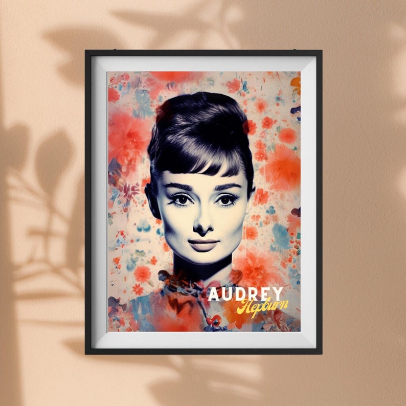 Audrey Hepburn Poster I British Actress , Fashion Icon Hepburn, Cinema ...