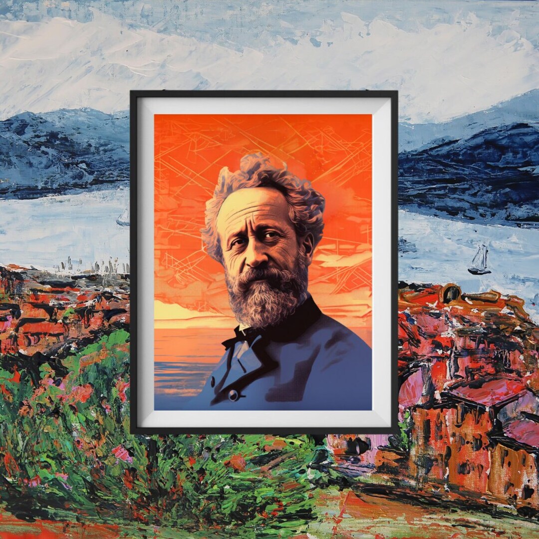 Jules Verne Poster I Inspiration & Decor Printable Art Instant Download ...