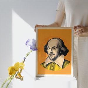 William Shakespeare Poster I Inspiration & Decor Printable Art Instant ...