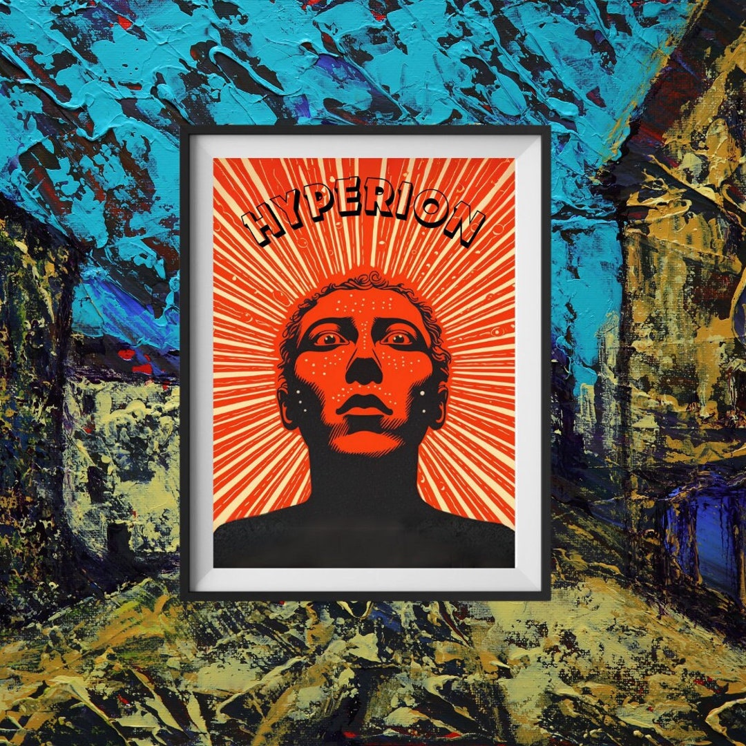 Hyperion God of Light Poster, Greek Gods Wall Art, Olympian Gods Print ...