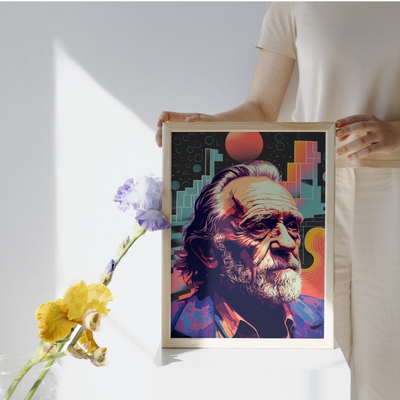 Charles Bukowski Poster I Inspiration & Decor Printable Art Instant ...