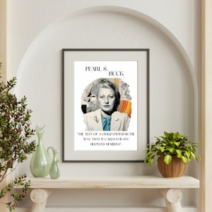 Pearl S. Buck Quote Poster I Digital Product Printable Art - Etsy
