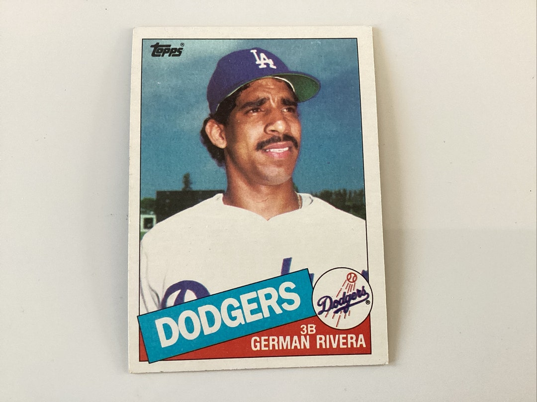 1985 Topps 626 German Rivera RC Los Angeles Dodgers - Etsy