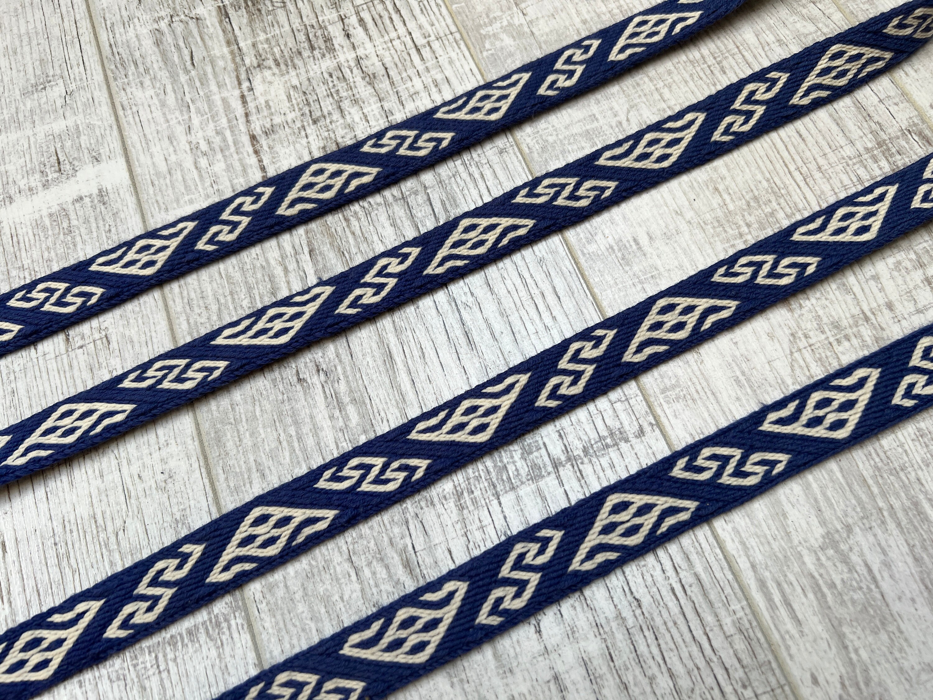 Tablet Woven Belt Hallstatt Pattern Thick Wool Tablet Weaving ...