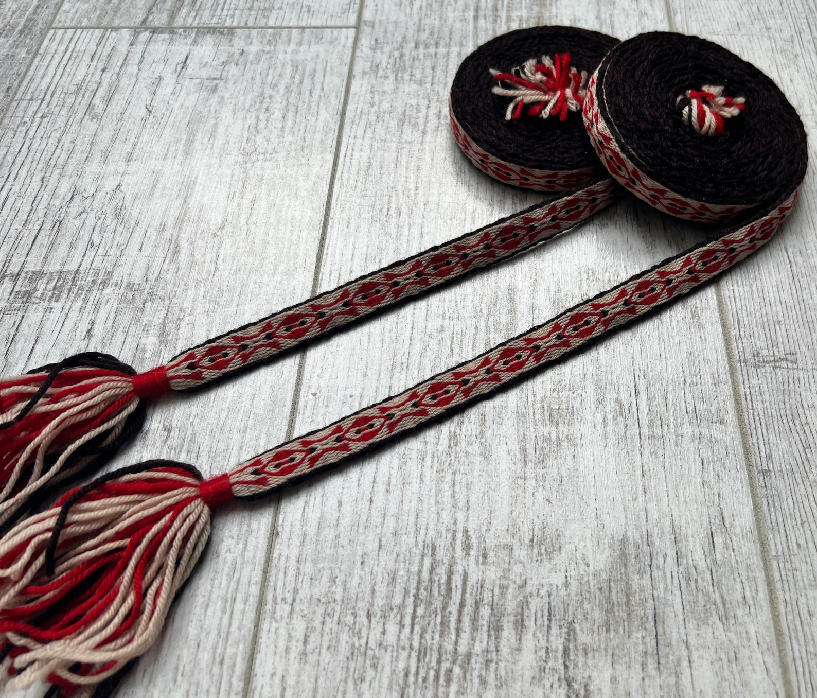 Tablet Woven Leg Wraps Diamond Pattern Tablet Weaving Card - Etsy