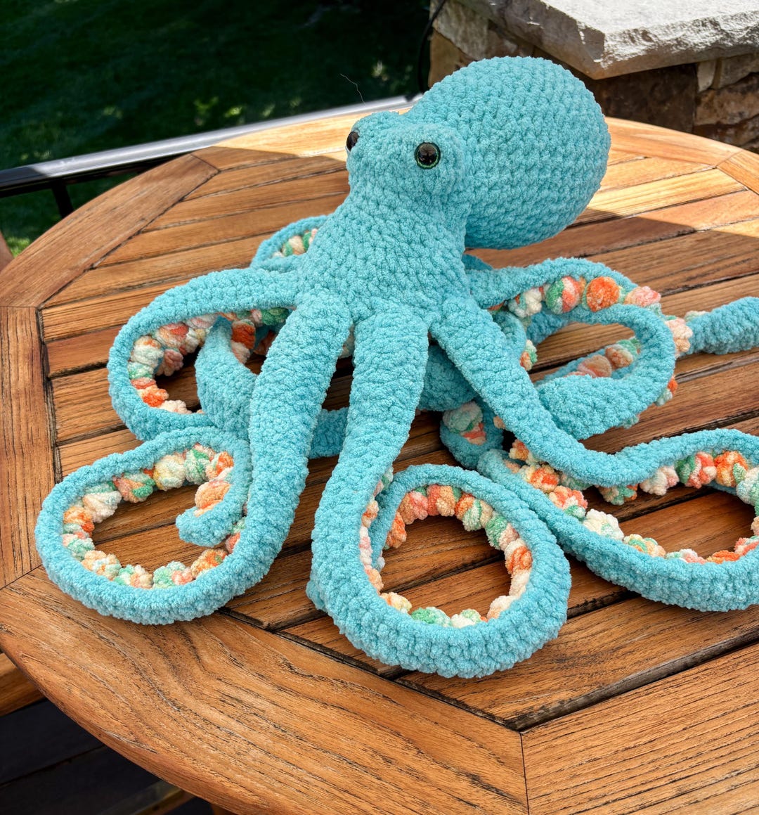 Made to Order | Extra Large Crochet Octopus Plush | Giant Octopus ...