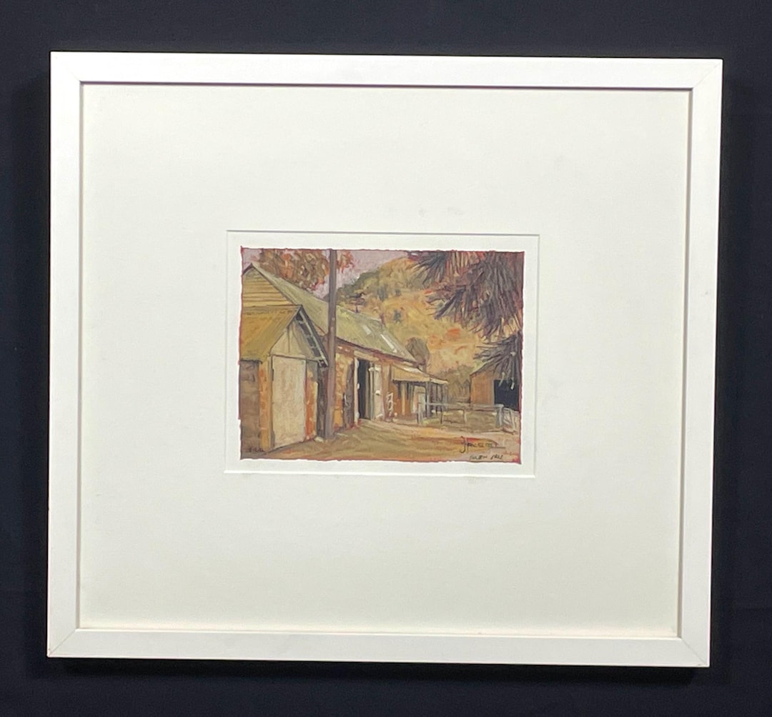 Greg Hansell (1949-) Original Hand Ground Pastel - "from Golden Vale ...