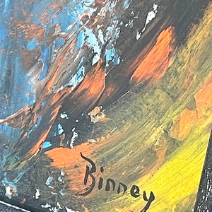 BINNEY Original Oil Painting PNG Highlands Ready to Hang. - Etsy