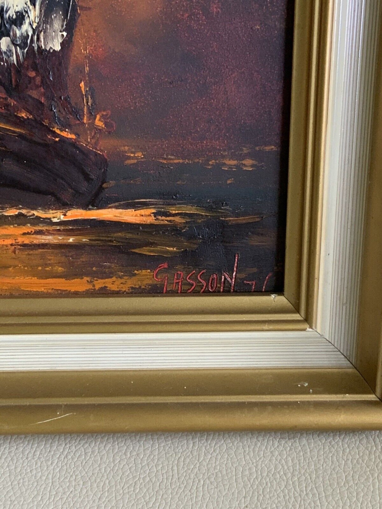PETER GASSON - 'A Life Within' - Original 1976 Oil Painting - Etsy