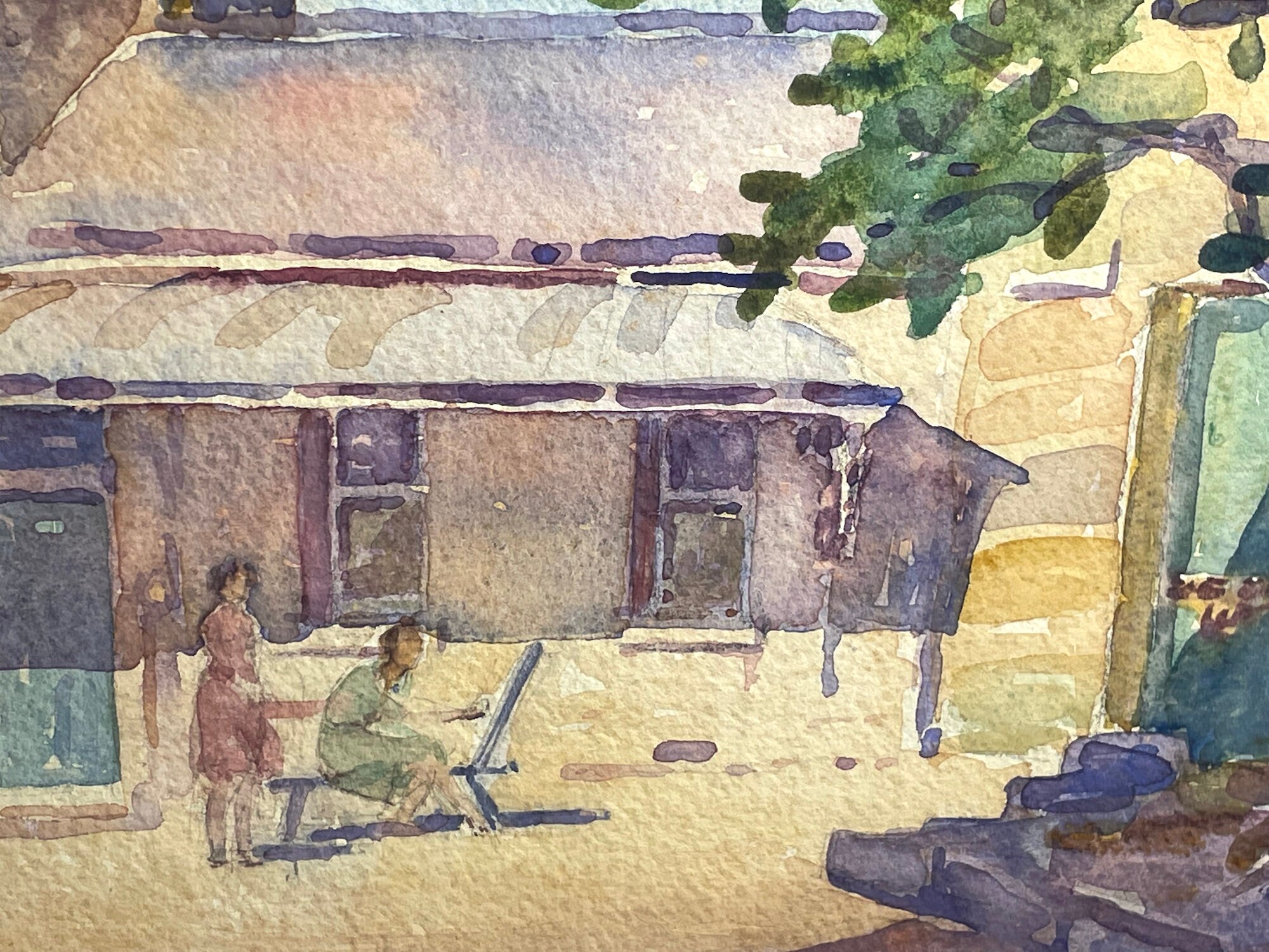 ELIZABETH DANGERFIELD 1910 1967 Original Watercolour on - Etsy